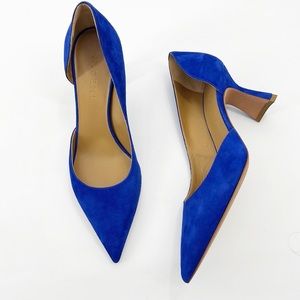 M. Gemi | Shoes | M Gemi Eloisa Pointed Toe Sculpted Heel Dorsay Cobalt ...